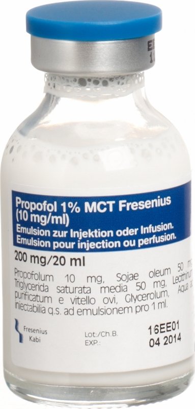 Propofol 1% Mct Fresenius 200mg Durchstechflasche 20ml in der Adler ...