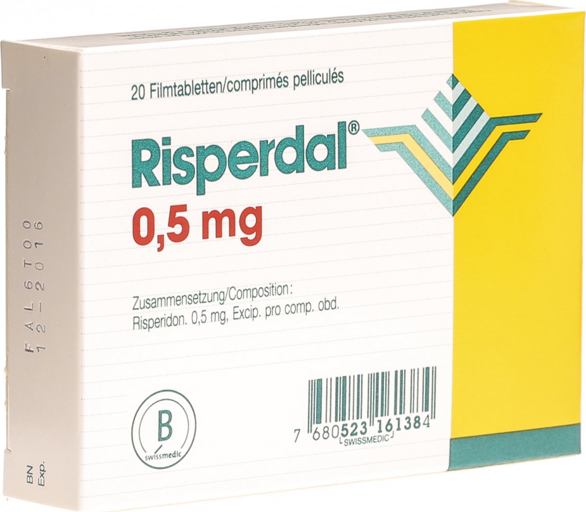 Risperdal Filmtabletten 0.5mg 20 Stück in der Adler Apotheke