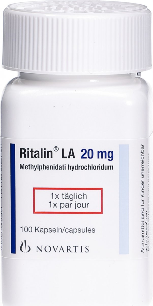 Ritalin La Kapseln 20mg 100 Stück in der Adler Apotheke