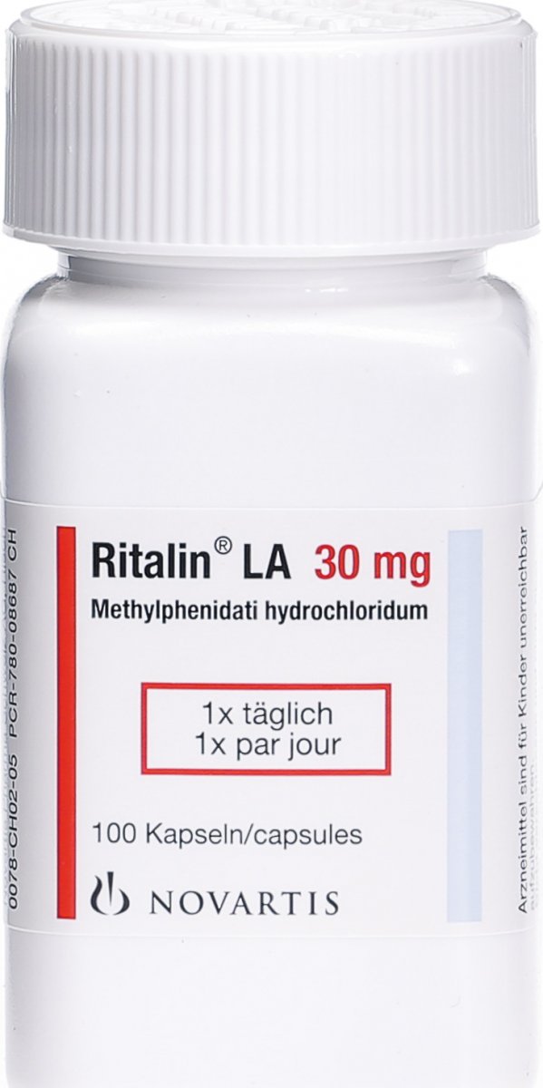 Ritalin La Kapseln 30mg 100 Stück in der Adler Apotheke