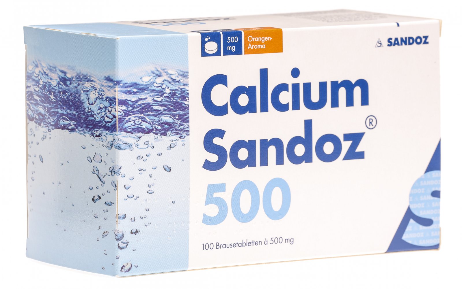 Calcium Sandoz Brausetabletten 500mg 100 Stück in der Adler Apotheke