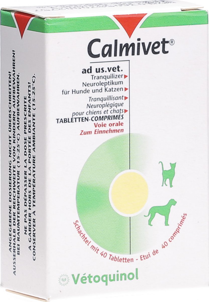 Calmivet Tabletten Ad Us Vet. 40 Stück in der Adler Apotheke