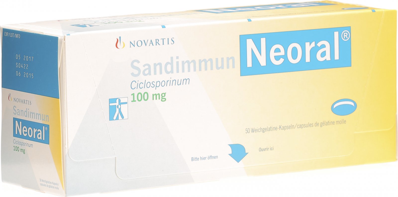 Sandimmun Neoral Caps 100mg 50 Stück in der Adler Apotheke