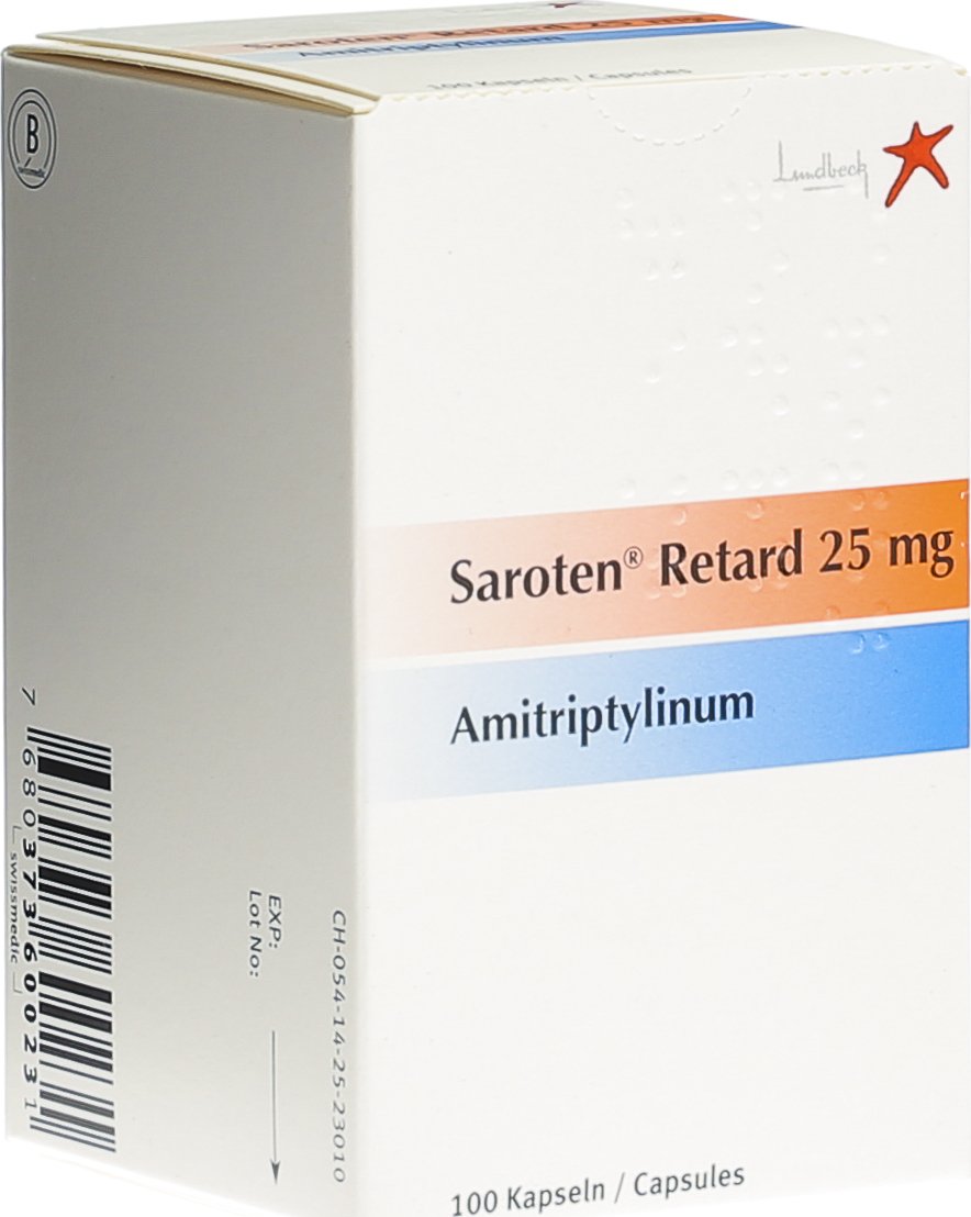 Saroten Retard Kapseln 25mg 100 Stück in der Adler Apotheke