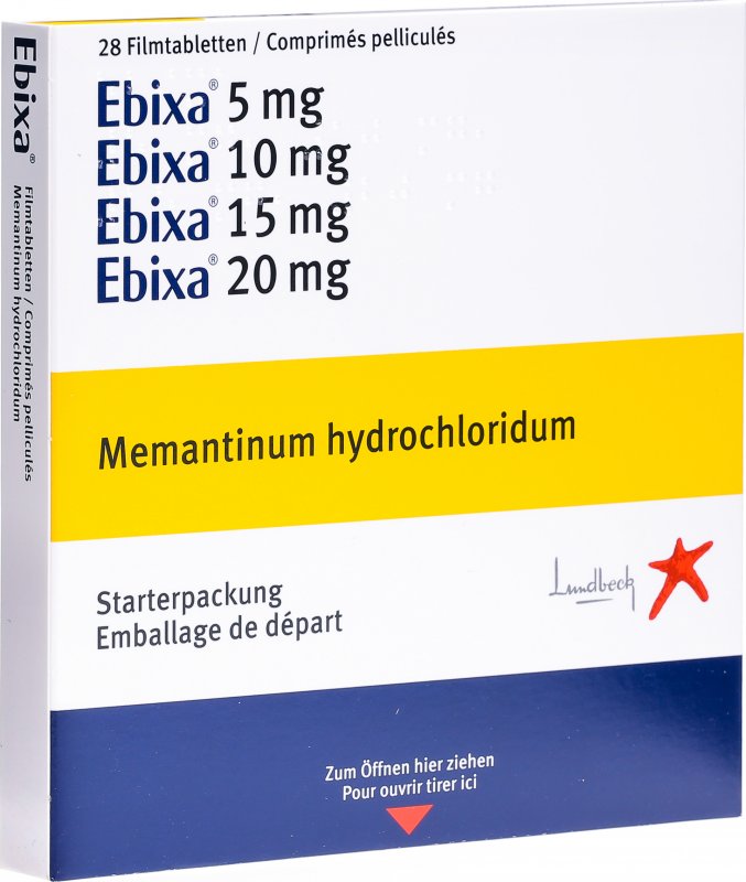 Ebixa Starterpack 7x5,7x10,7x15,7x20mg(neu) 28 Stück in der Adler Apotheke