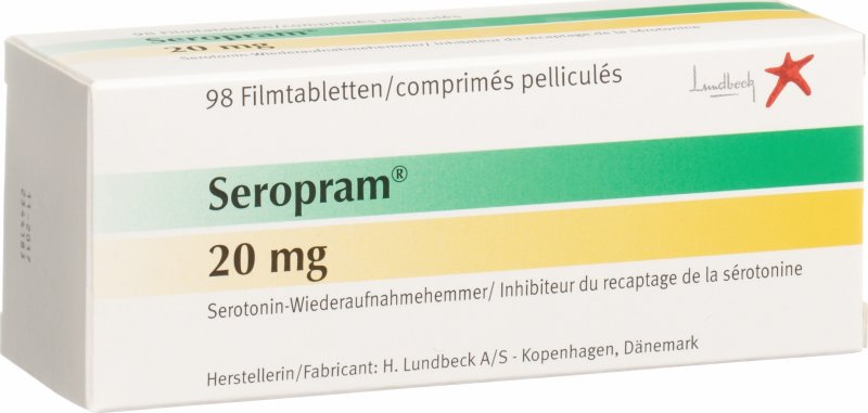 Seropram Filmtabletten 20mg 98 Stück in der Adler Apotheke
