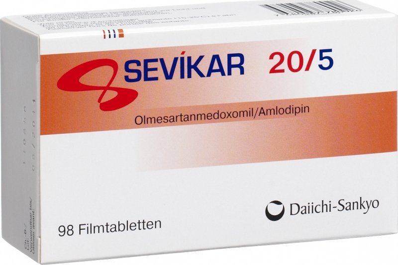 Sevikar Filmtabletten 20/5mg 98 Stück in der Adler Apotheke