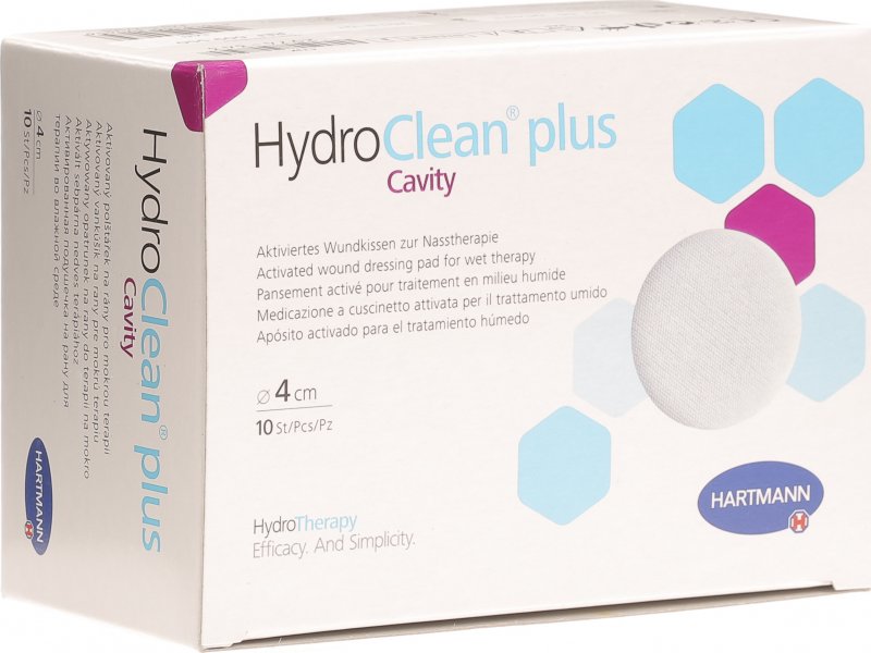 Hydroclean Plus Wundkissen 4cm Cavity 10 Stück in der Adler Apotheke