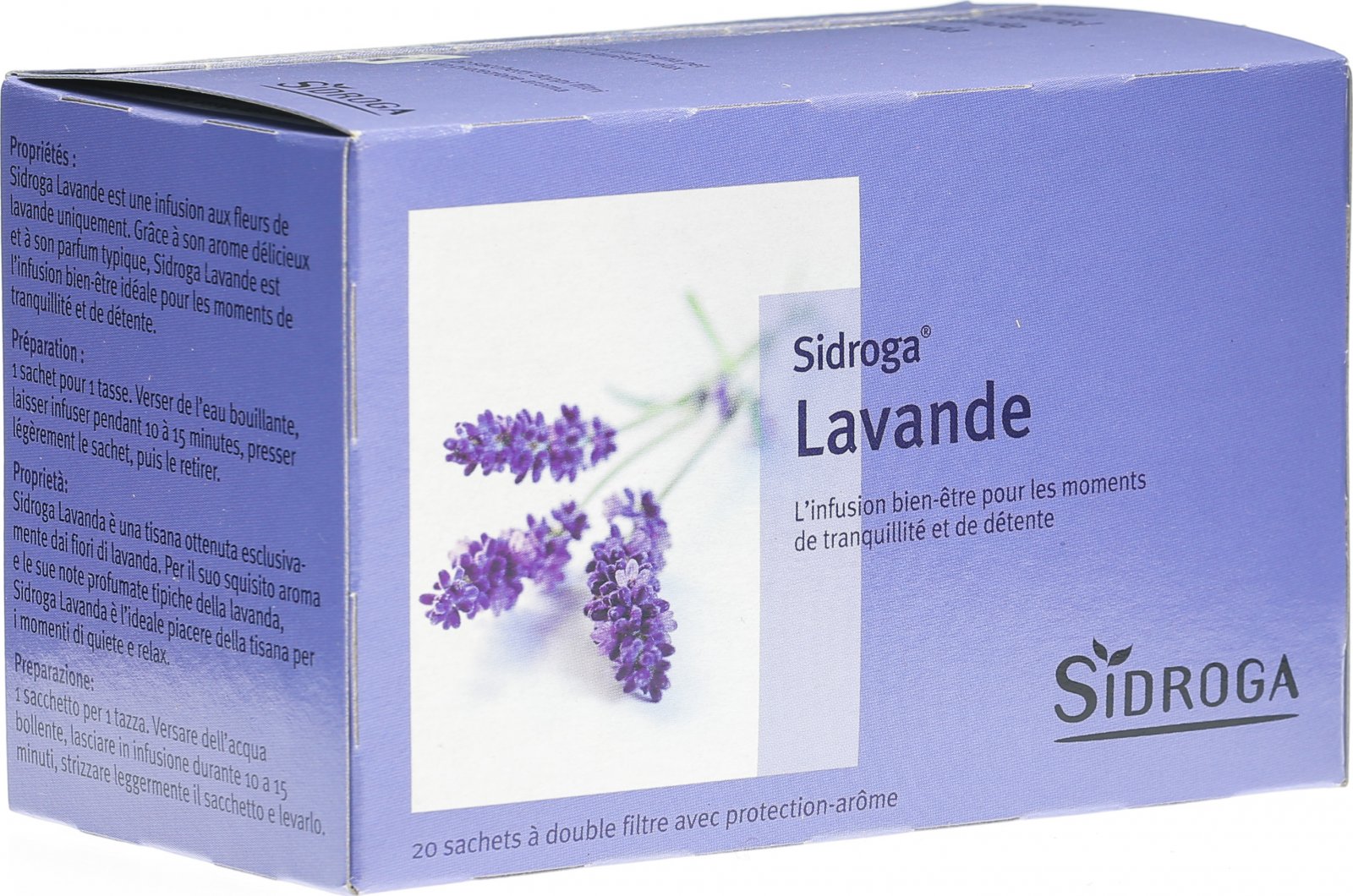 Sidroga Lavendeltee Beutel 20 Stück in der Adler Apotheke