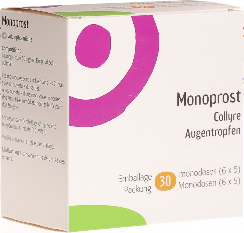 Monoprost Augentropfen SDU 30 Monodosen 0.2ml in der Adler Apotheke