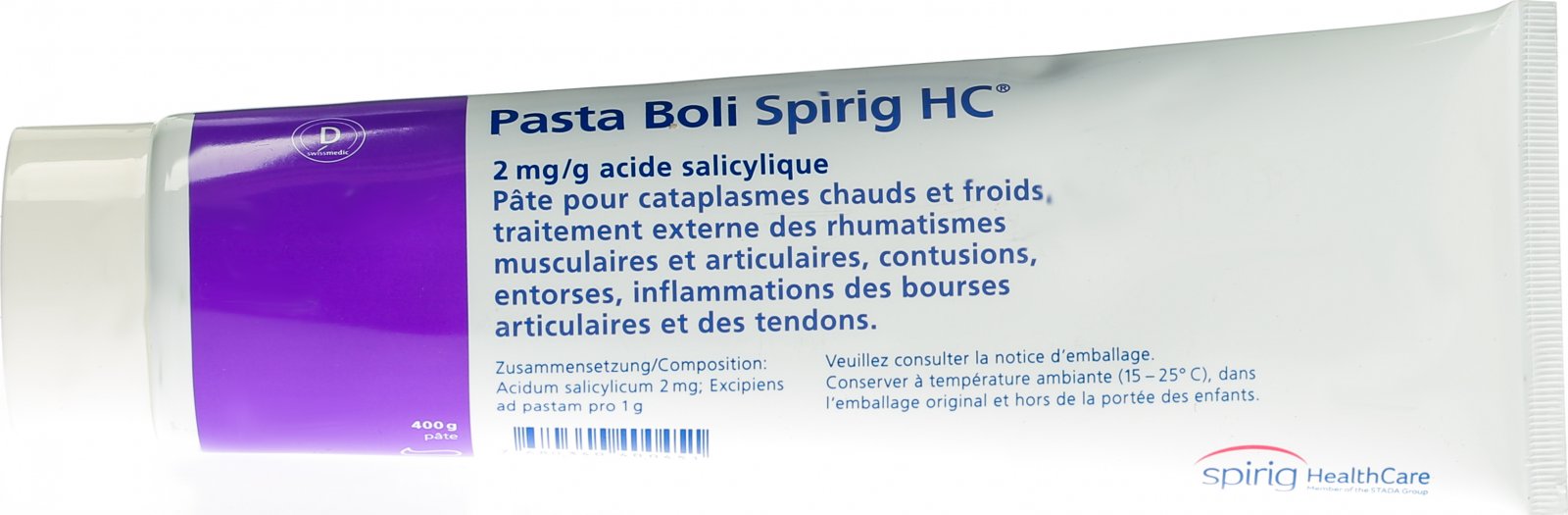 Pasta Boli Spirig HC Tube 400g in der Adler Apotheke