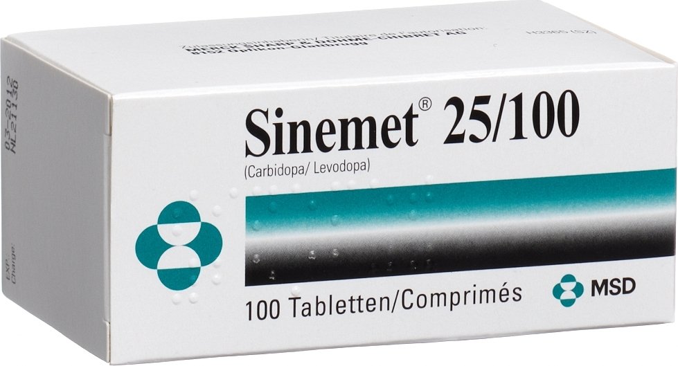 Sinemet Tabletten 25mg/100mg 100 Stück in der Adler Apotheke