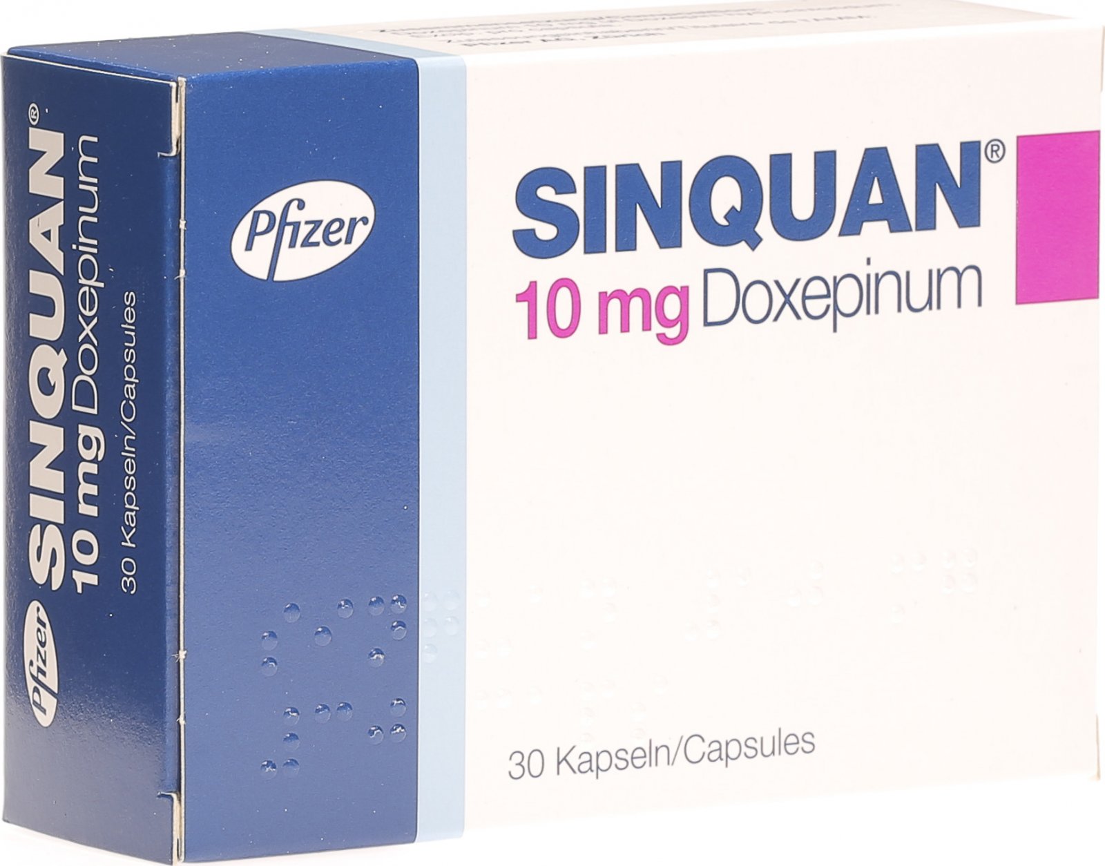 Sinquan 10 Kapseln 10mg 30 Stück in der Adler Apotheke