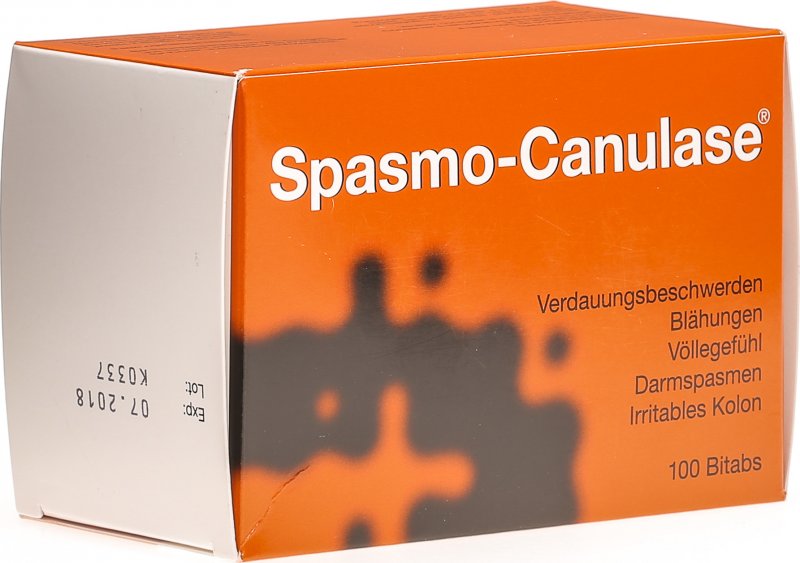 Spasmo-Canulase 100 Tabletten in der Adler Apotheke