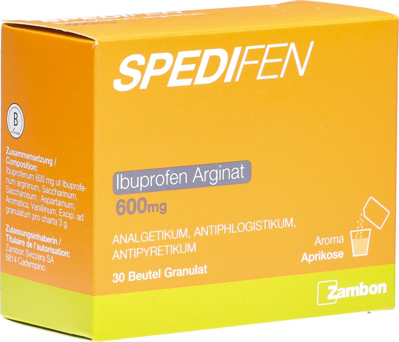 Spedifen 600mg 30 Granulate in der Adler Apotheke