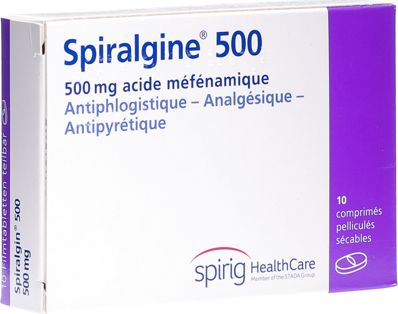 Spiralgin Filmtabletten 500mg 10 Stück in der Adler Apotheke