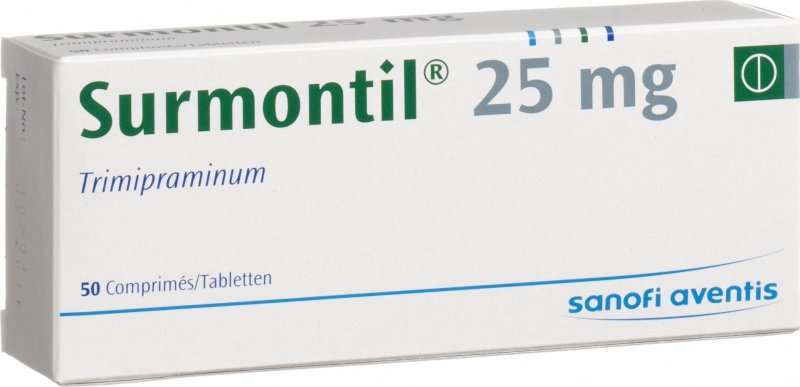 Surmontil 25 Tabletten 25mg 50 Stück in der Adler Apotheke
