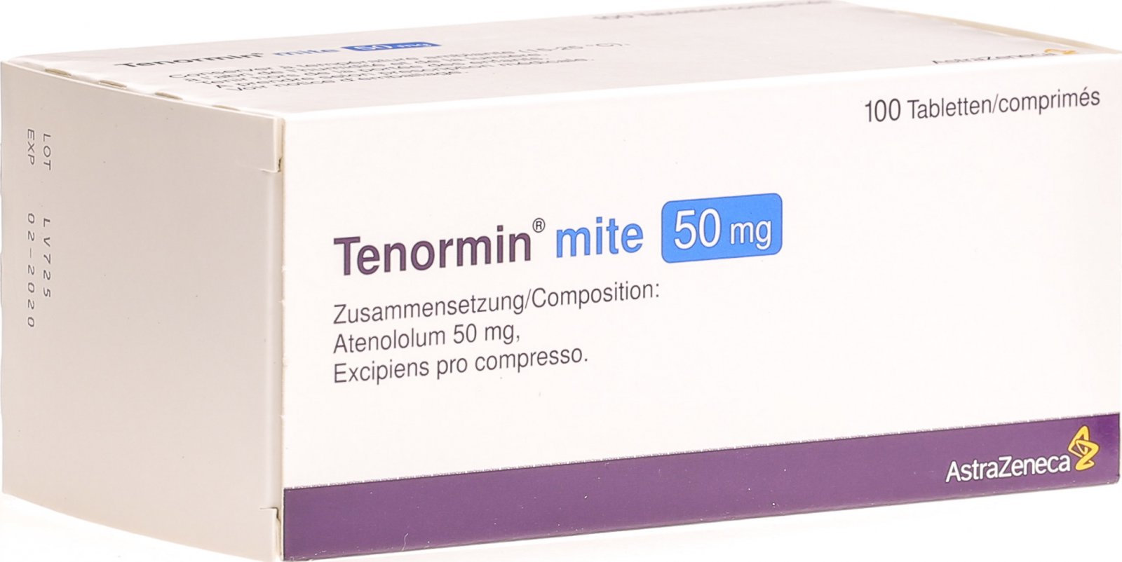 Tenormin Mite Tabletten 50mg 100 Stück in der Adler Apotheke