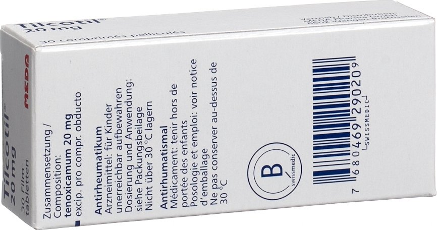 Tilcotil Filmtabletten 20mg 30 Stück in der Adler Apotheke