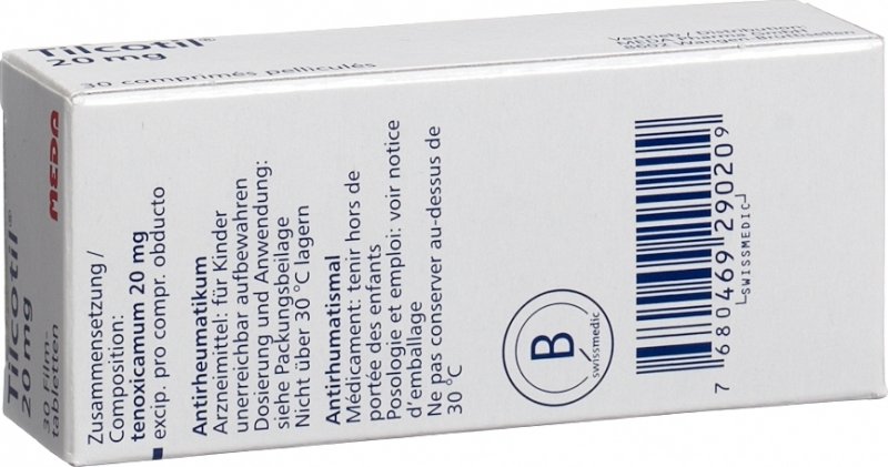 Tilcotil Filmtabletten 20mg 30 Stück in der Adler Apotheke