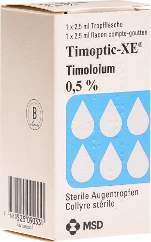 Timoptic XE Augentropfen 0.5% 2.5ml in der Adler Apotheke