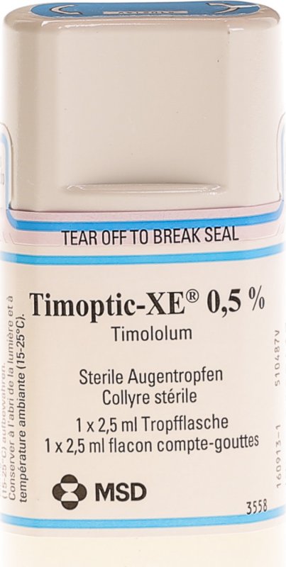 Timoptic XE Augentropfen 0.5% 2.5ml in der Adler Apotheke