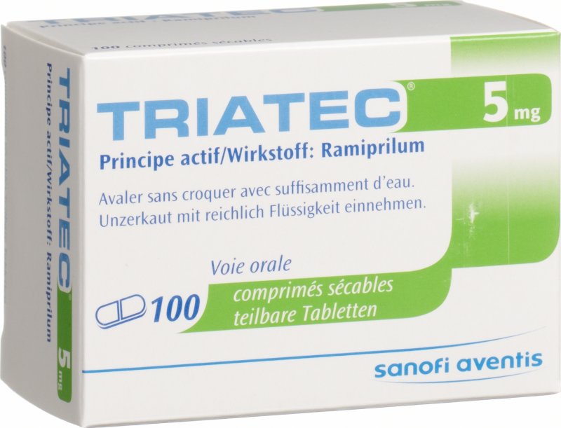 Triatec 5 Tabletten 5mg 100 Stück in der Adler Apotheke