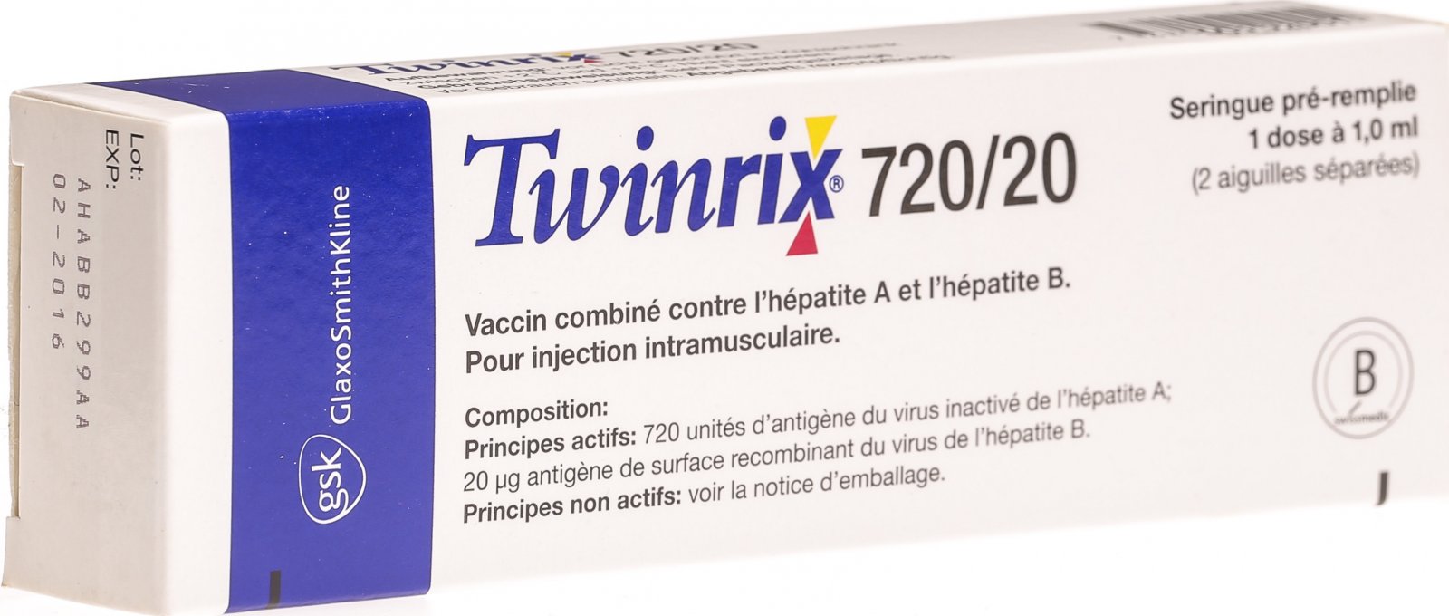 Twinrix 720/20 Injektionssuspension Fertigspritze 1ml in der Adler Apotheke