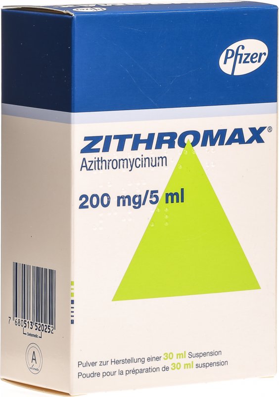 Zithromax 200mg/5ml 30ml Suspension in der Adler Apotheke