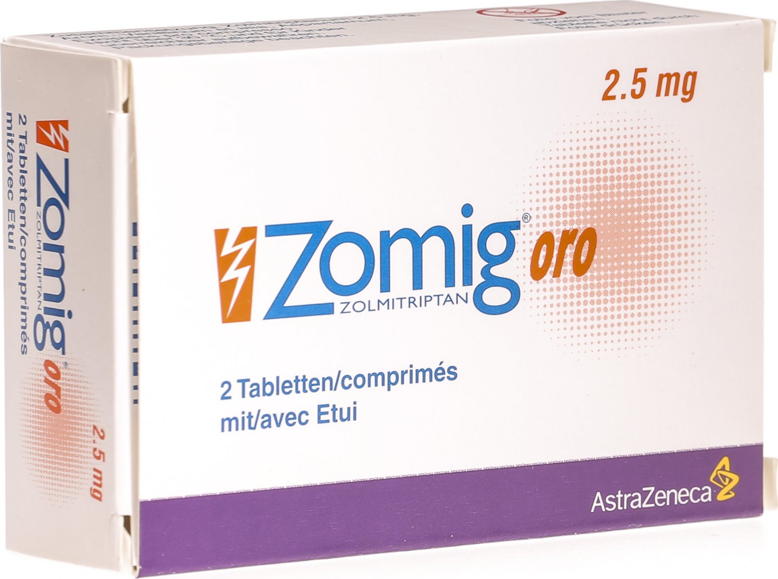 Zomig 2.5mg 2 Lingualtabletten in der Adler Apotheke