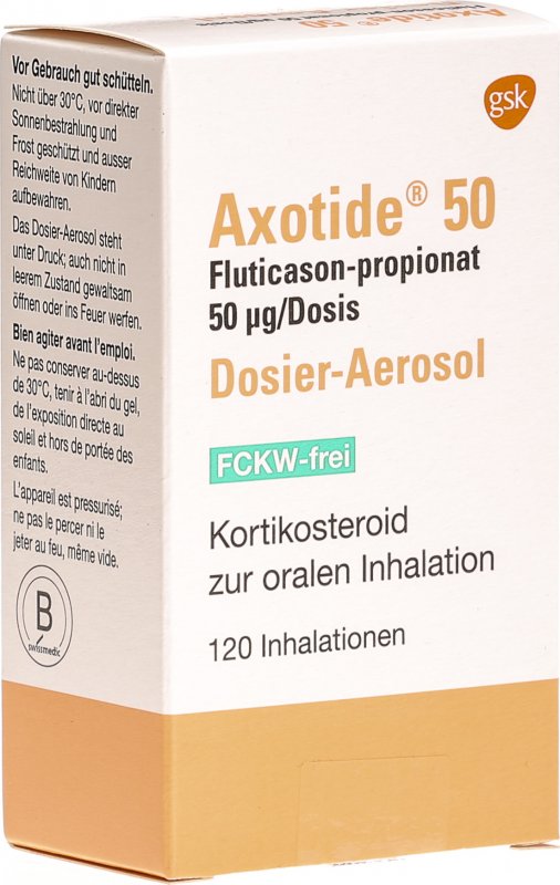 Axotide 50 Dosieraeros 50mcg FCKW-frei 120 Dos in der Adler Apotheke