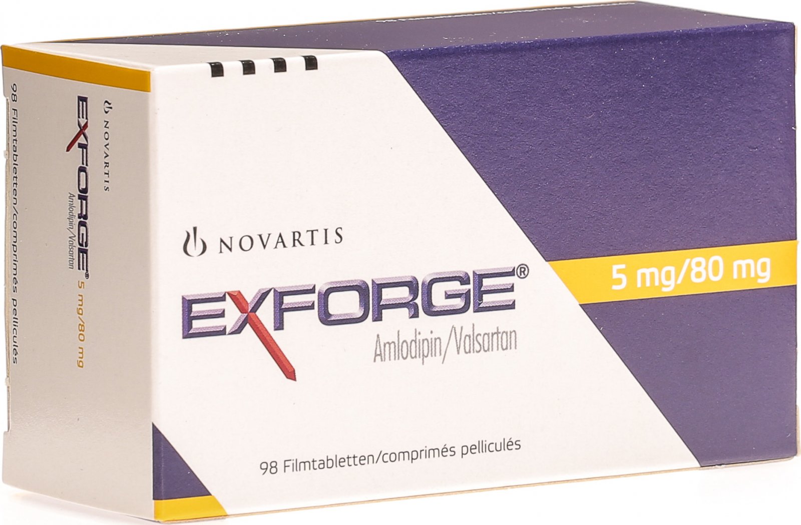 Exforge Filmtabletten 5mg/80mg 98 Stück in der Adler Apotheke