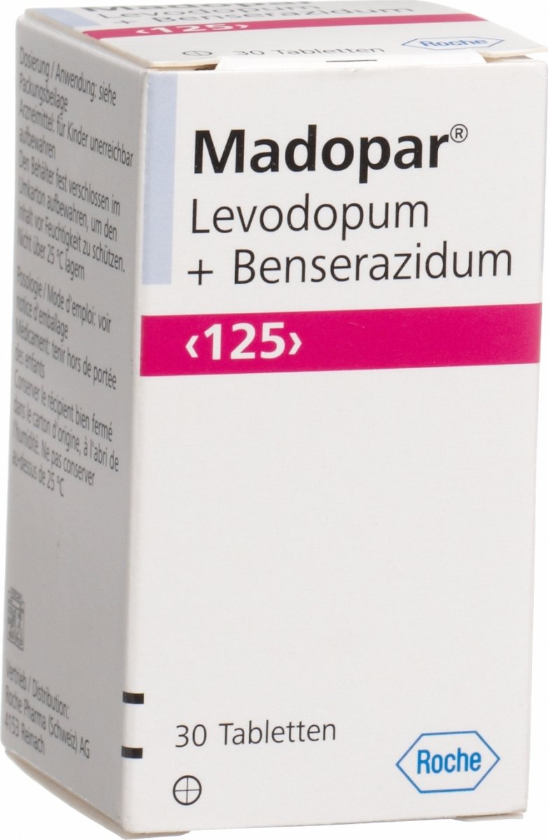 Madopar 125 Tabletten 125mg 30 Stück in der Adler Apotheke