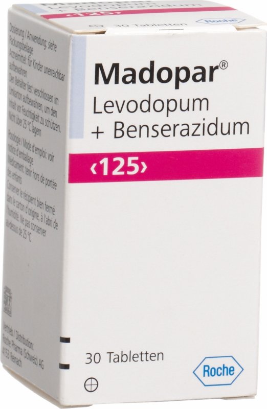 Madopar 125 Tabletten 125mg 30 Stück in der Adler Apotheke