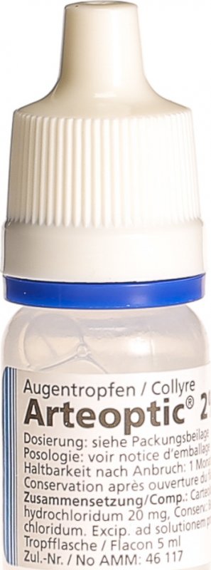 Arteoptic Augentropfen 2% 3 Flasche 5ml in der Adler Apotheke