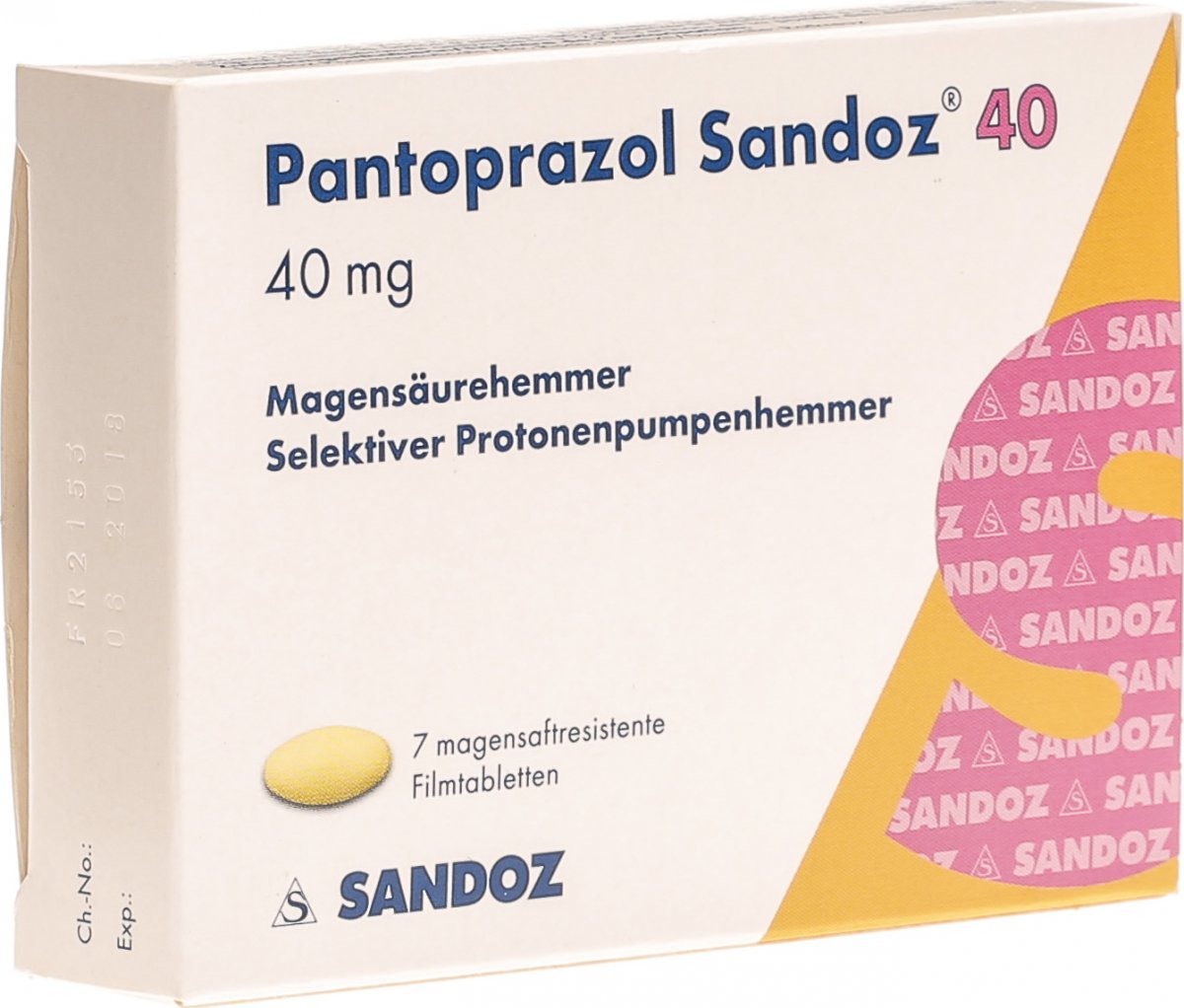 Pantoprazol Sandoz Tabletten 40mg 7 Stück in der Adler Apotheke