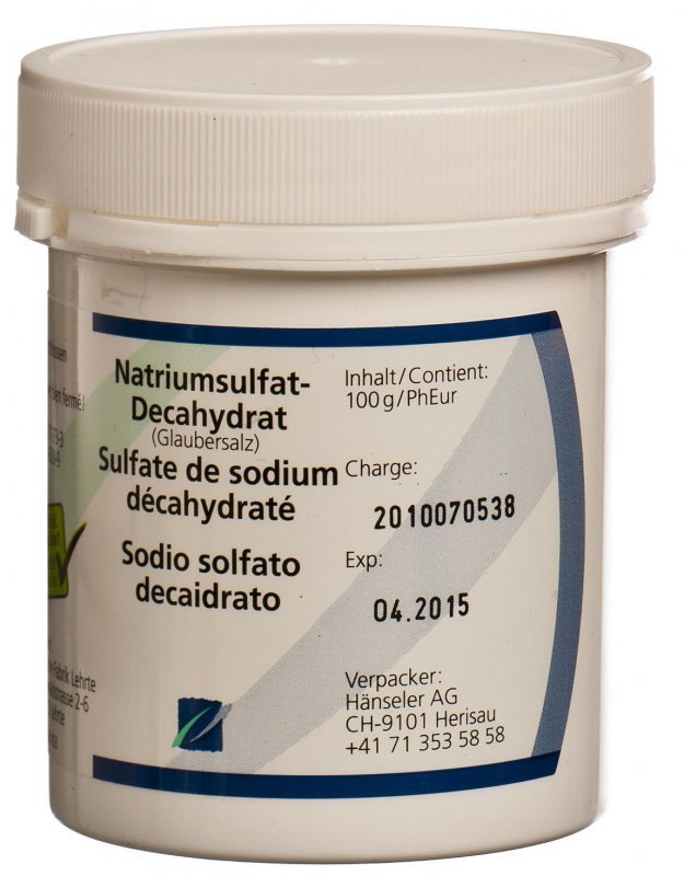 Top Ten Natrii Sulfas Decahydricus Pheur 6x 100g in der Adler Apotheke