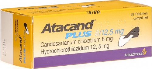 Atacand Plus Tabletten 8/12.5mg 98 Stück in der Adler Apotheke