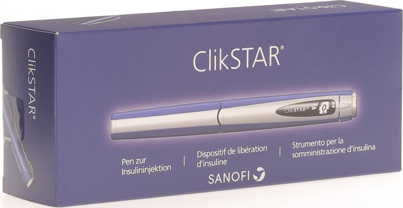 Clikstar Insulinpen Blau in der Adler Apotheke