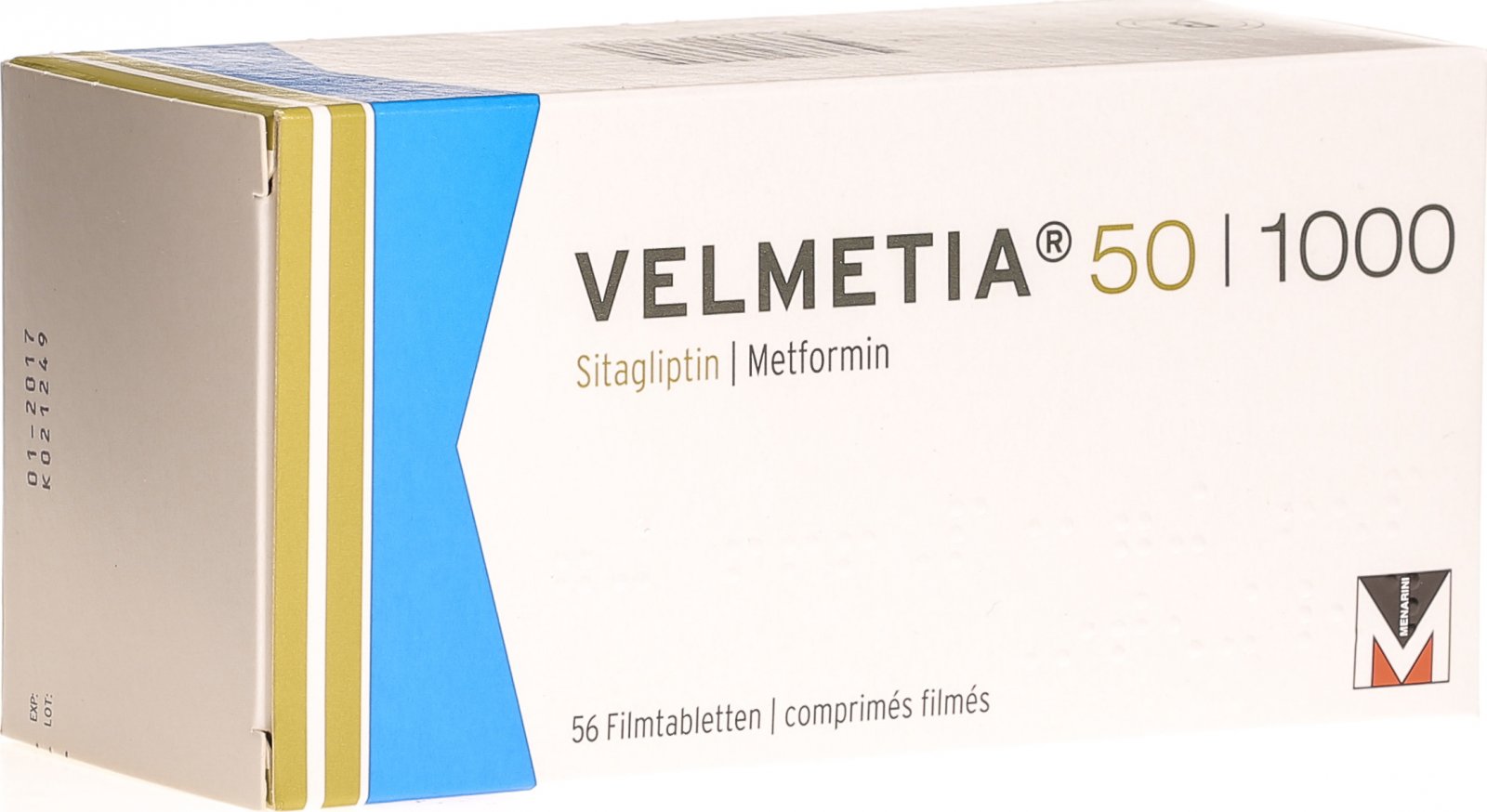Velmetia Filmtabletten 50/1000mg 56 Stück in der Adler Apotheke