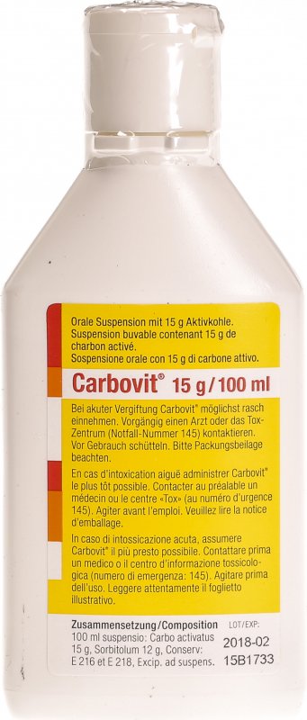 Carbovit Suspension 15g/100ml Oral 100ml in der Adler Apotheke