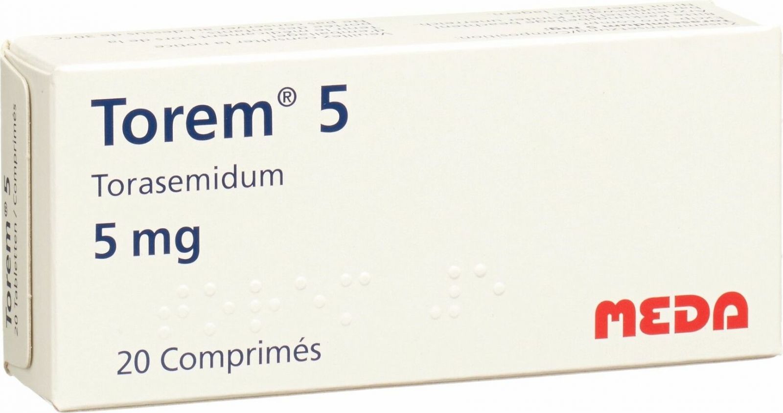 Torem 5 Tabletten 5mg 20 Stück in der Adler Apotheke