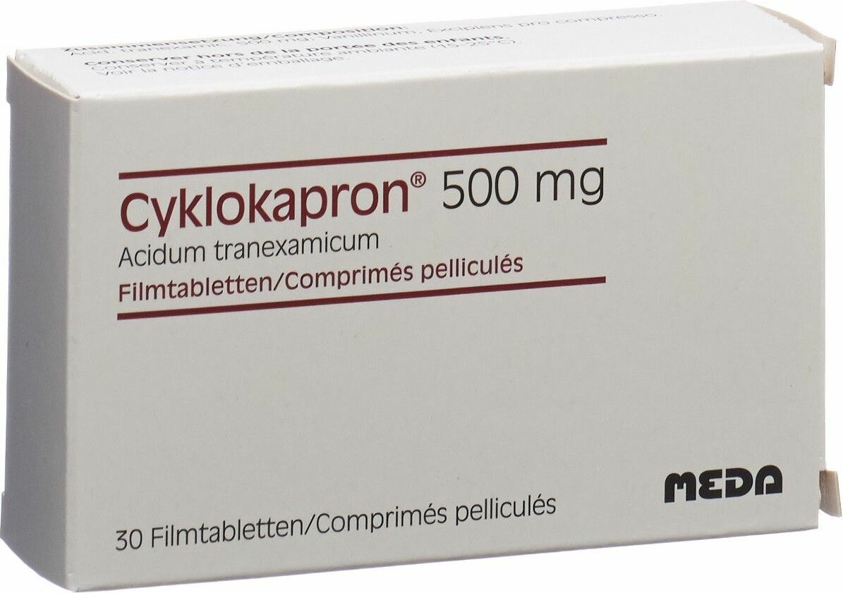 Cyklokapron Tabletten 500mg 30 Stück in der Adler Apotheke