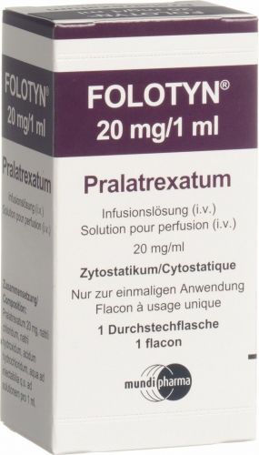 Folotyn Infusionslösung 20mg/ml Durchstechflasche 1ml in der Adler Apotheke
