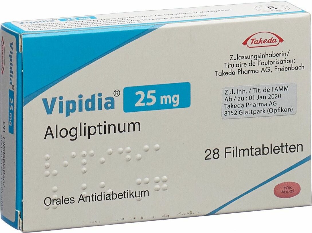 Vipidia Filmtabletten 25mg 28 Stück in der Adler Apotheke