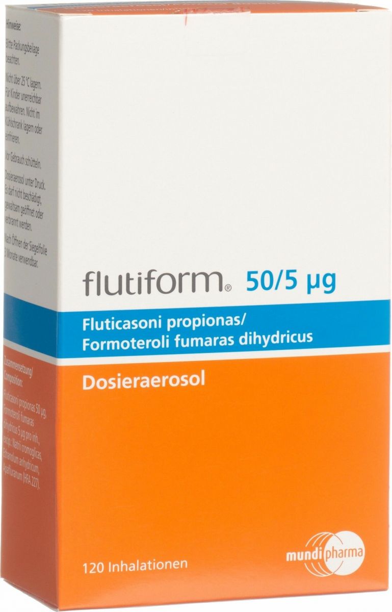 Flutiform 50/5 Dosieraeros 120 Dos in der Adler Apotheke