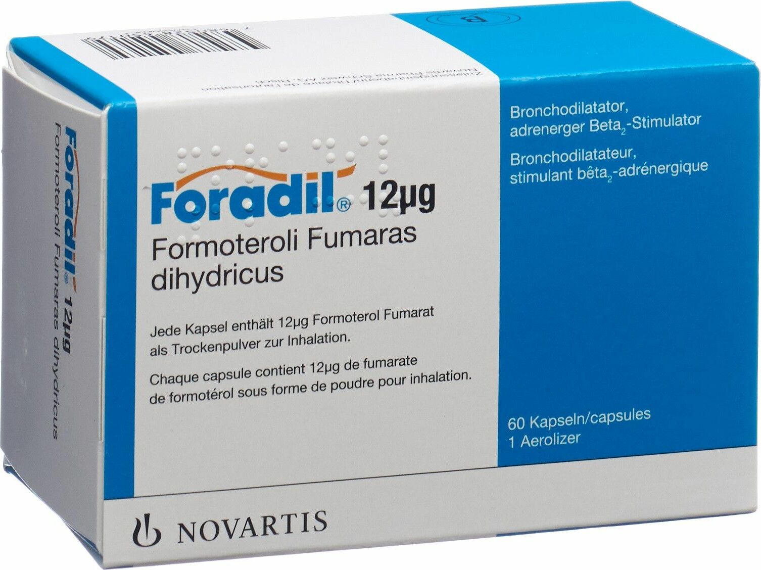 Foradil Pulver Inh Kapseln 12mcg 60 Stück in der Adler Apotheke