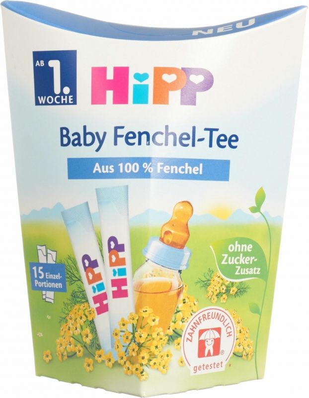 Hipp Baby Fenchel Tee 15 Stick 0.36g in der Adler Apotheke