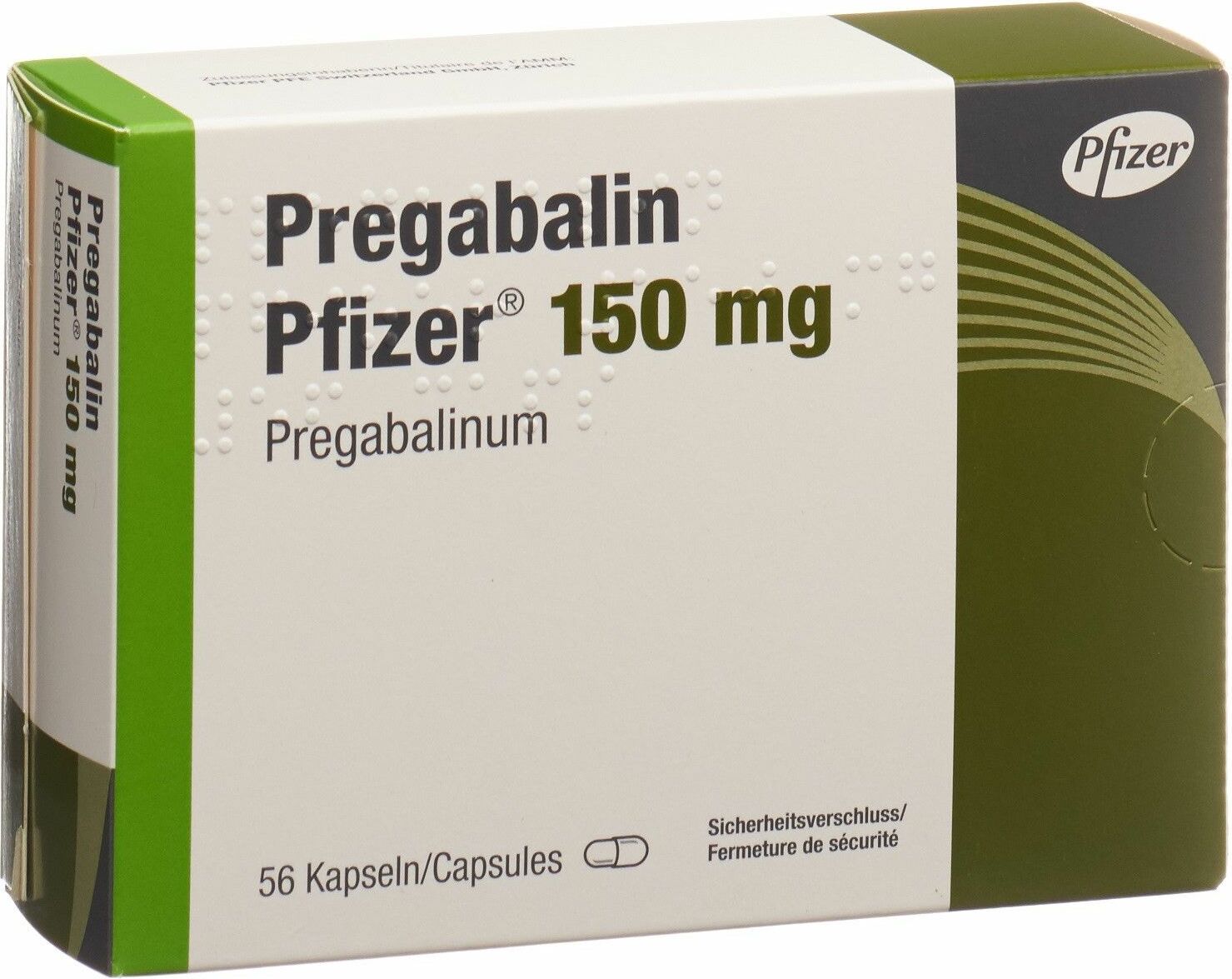 Pregabalin Pfizer Kapseln 150mg 56 Stück in der Adler Apotheke