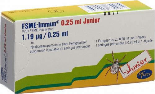 Fsme Immun Junior Injektionssuspension O Na Fertigspritze 0.25ml in der ...
